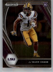 2021 panini prizm draft picks #112 ja'marr chase lsu tigers rc rookie football trading card