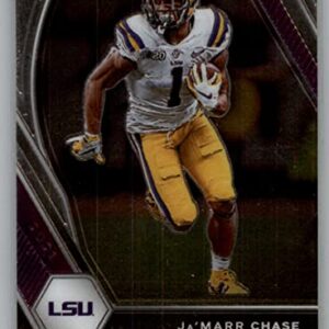 2021 Panini Prizm Draft Picks #112 Ja'Marr Chase LSU Tigers RC Rookie Football Trading Card