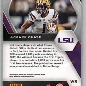 2021 Panini Prizm Draft Picks #112 Ja'Marr Chase LSU Tigers RC Rookie Football Trading Card