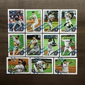 2021 topps series 1 & 2 houston astros team set - 23 cards correa alvarez bregman altuve