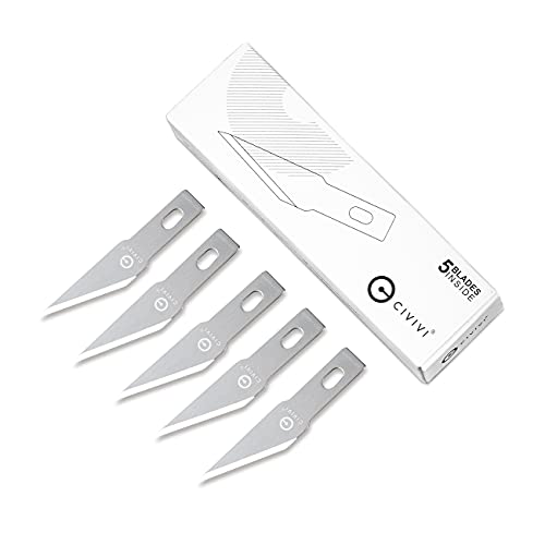 5PCS MT Blade 1 Utility Blades for CIVIVI Polymorph Titanium Carabiner Multi-Tool CA-08A