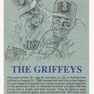 1991 Score #841 Ken Griffey Jr./Ken Griffey Sr. NM-MT Seattle Mariners Baseball