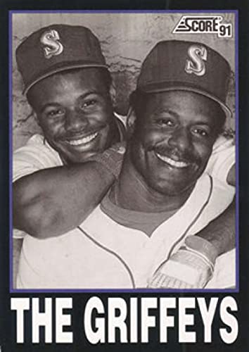 1991 Score #841 Ken Griffey Jr./Ken Griffey Sr. NM-MT Seattle Mariners Baseball