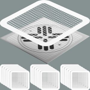 50 pieces disposable hair drain catcher shower drain covers hair traps for shower drains mesh shower drain hair catcher sticker hair collector for bathroom bathtub kitchen