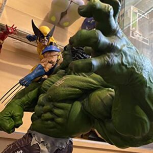 PSA/DNA Authentic Stan Lee & Lou Ferrigno Autograph 23 Inch Limited Edition Marvel Hulk vs Wolverine Statue/Bust #'d /4000