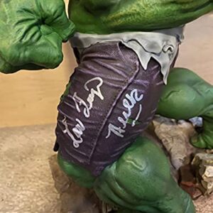 PSA/DNA Authentic Stan Lee & Lou Ferrigno Autograph 23 Inch Limited Edition Marvel Hulk vs Wolverine Statue/Bust #'d /4000