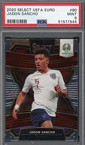 Jadon Sancho 2020 Select UEFA Euro Soccer Card #80 PSA 9