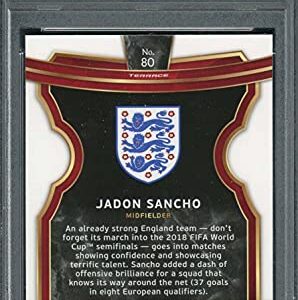 Jadon Sancho 2020 Select UEFA Euro Soccer Card #80 PSA 9