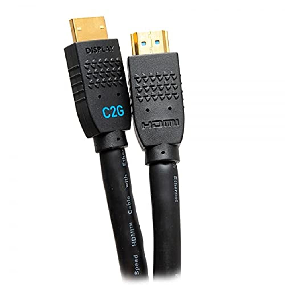 C2G 35ft Ultra Flexible 4K Active HDMI Cable Gripping 4K 60Hz - In-Wall M/M - 35 ft HDMI A/V Cable for Computer, Projector, Monitor, Blu-ray Player, DVD Player, Audio/Video Device - First End: 1 x HDM