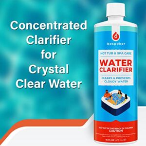 Spa Clarifier | Hot Tub Clarifier to Eliminate Cloudy Water - Spa Water Clarifier for Hot Tub Chemical - Spa Clarifier for Hot Tubs - Spa Clarifier HotTub Owners Rely on for Clear Water (1-Pint)