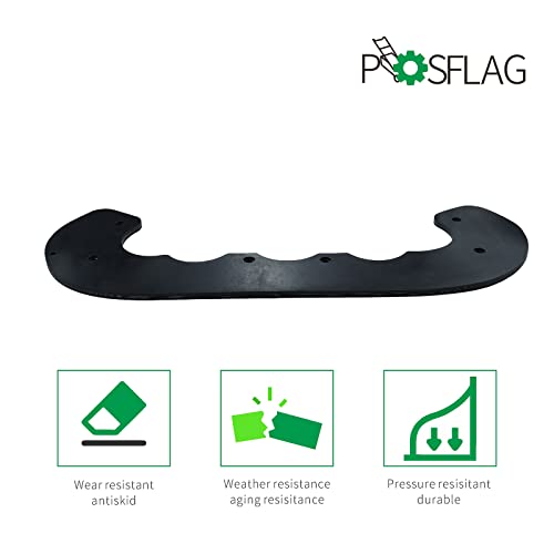 POSFLAG 99-9313 Snow Blower Paddles with 95-6151 Drive Belt Replaces 125-1128 55-9250 55-9251 88-0771 for Toro CCR 2400, CCR 2450, CCR 2450 GTS, CCR 3000, CCR 3600, CCR 3650, CCR 3650 GTS Snowthrowers