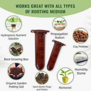 MetaMagic Rooting Hormone Gel for Cuttings Must Have Plant Fertilizer for Cloning Rapid Root Grow Branching General Purpose Hydroponic Nutrients and Supplies – No-Mess Single Packet Tube 15ML