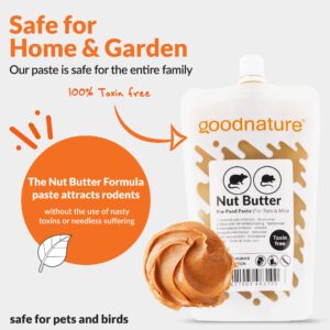 Goodnature Pre-Feed Paste, Rat and Mouse Pre-Feed Paste Pouch, Nut Butter Formula, Pet-Friendly Pest Paste, 200g