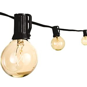 SFEG G40 String Lights - 5W Warm Incandescent Shatterproof Glass Bulbs, 18-Gauge Wire - Dimmable Globe String Lights for Backyard, Patio, Porch, Garden - Decorative Outdoor Hanging Lights - 50ft