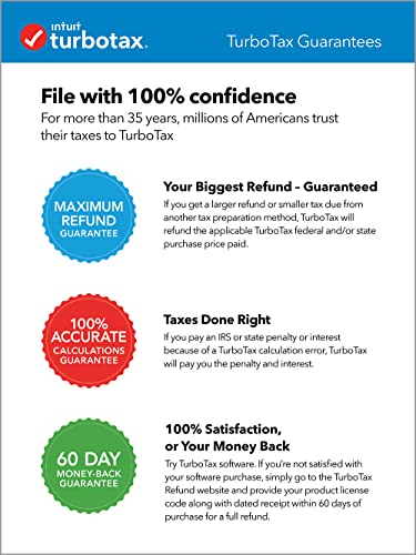 [Old Version] Intuit TurboTax Basic 2021, Federal Only Tax Return [PC Download]