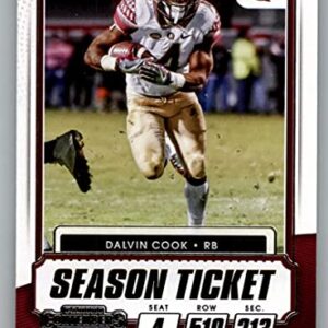 2021 Panini Contenders Draft Season Ticket #49 Dalvin Cook Florida State Seminoles Football Trading Card