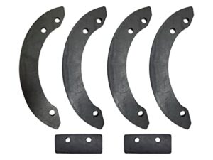 gpartsden 06720-v10-030 snowblower auger rubber paddle kits for honda hs520 hs720 snow blower