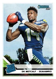 2019 panini donruss football #313 dk metcalf rookie card - rated rookie