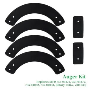 BOSFLAG 753-04472 Auger Kit Replaces MTD 753-04472 MTD, 953-04472, 735-04032, 735 04032, 735-04033 for White Outdoor SB221, SB521, SB721, Troy-Bilt 210, 521, 721, 2100, 5521 Squall 21" Snow Throwers