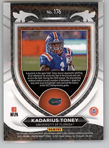 2021 Panini Prizm Draft Picks #176 Kadarius Toney Florida Gators Crusade (Rookie Year Card) NFL Football Card NM-MT