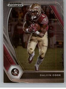 2021 panini prizm draft picks #83 dalvin cook florida state seminoles nfl football card nm-mt