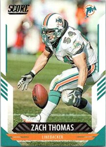 2021 score #33 zach thomas miami dolphins nm-mt nfl football