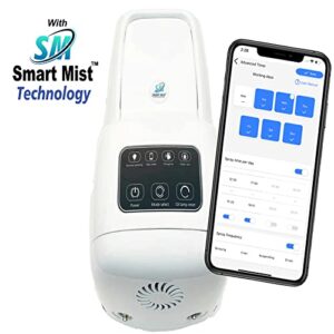 Smart Mist USA App Controlled High Pressure Misting System Kit 1000 PSI 60' Stainless Steel Tubing 30 Nozzles Patio Misting System Kit .4 gpm (.006" Nozzle for Most hot climates)