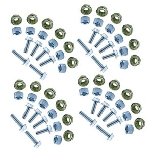 BOSFLAG Hardware Kits Replaces 95701-06020-08 95700-06025-08 72555-730-000 90114-SA0-000 Screw & Nuts for Honda HS35 A Snowblower Paddle