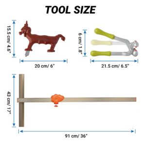 youkzuan Professional Porcelain Ceramic Manual Tile Cutter,Glass Cutter Tool Kit with Large Tile Cutter,Tile Pliers,Shaped Glass Cutter,8Pcs Cutting Heads & 2Pcs Cutting Wheels Work Easy and Portable