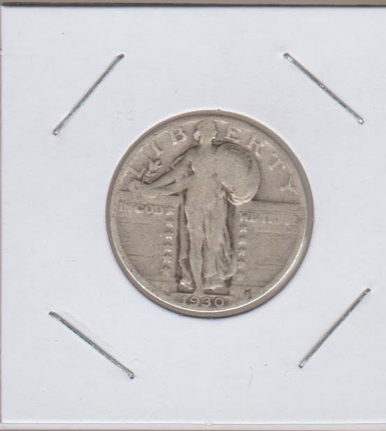 1930 Standing Liberty (1916-1930) (90% Silver) Quarter Very Fine