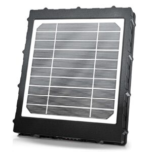 x-tracker trail camera solar panel: universal solar battery charger - 12v | 9v | 6v dc solar panel for game cam