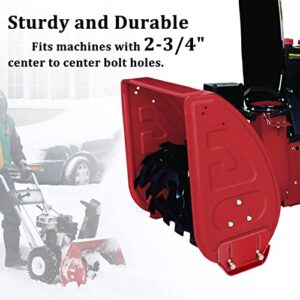 CheeMuii 784-5580 784-5580-0637 Skid Shoe Set Red for Cub Cadet MTD Troy Bilt Storm Snow Boss 524 826 Snowthrower Snowblower