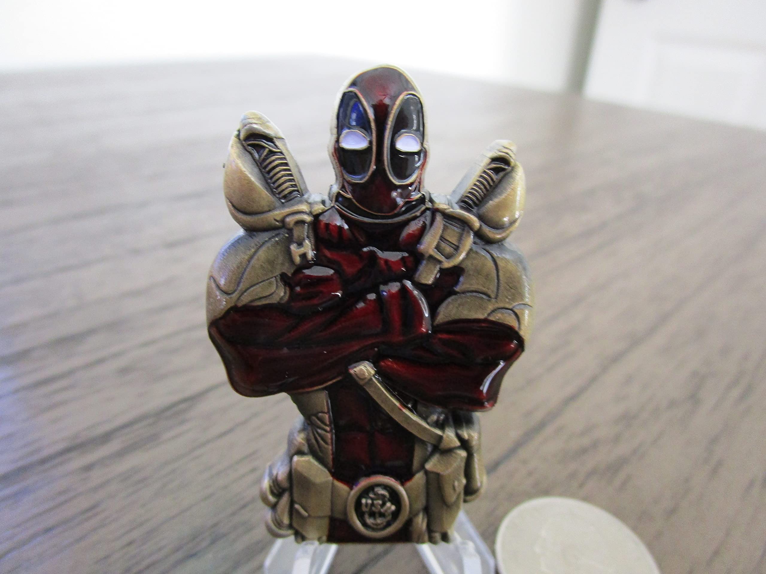 Oneworldtreasures Superhero Deadpool Dead Pool Marvel USN Chief CPO Challenge Coin