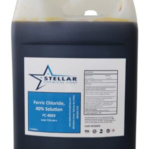 Ferric Chloride 40% FCC  ~  1 Gallon ~ Stellar Chemical Corp (Etching)