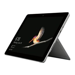 microsoft surface go 10" tablet 256gb wifi + 4g lte unlocked intel pentium gold 4415y, silver