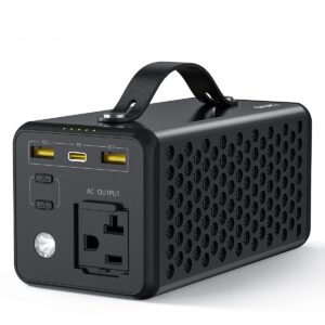 AOHI Portable Power Station, Power Bank with AC Outlet 150W Magcube 96.48Wh/26800mAh Backup Power Supply, Lithium Battery Power Bank with PD 65W Quick Charge LED Light Outdoor Camping Emergency