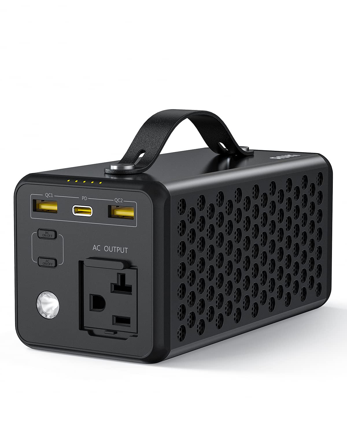 AOHI Portable Power Station, Power Bank with AC Outlet 150W Magcube 96.48Wh/26800mAh Backup Power Supply, Lithium Battery Power Bank with PD 65W Quick Charge LED Light Outdoor Camping Emergency