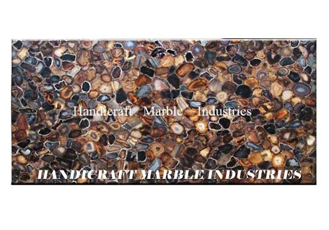 24" x 12" Mix Multi Colour Agate Table Top Rectangular Table Top, Center Table, Coffee Table, Patio Table, Hallway Table Top, Living Room Furniture, Piece Of Conversation