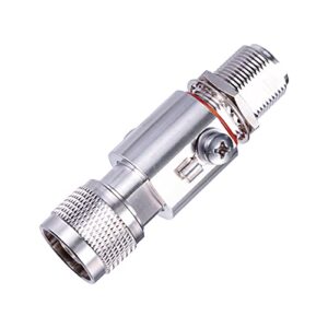 Bingfu N Type Lightning Arrestor 0-6GHz N Male to N Female Low Loss Coaxial Surge Protector