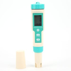 Agatige Water Quality Tester, C-600 7 in 1 pH Tester, EC Meter, TDS Meter, ORP Tester, Salt Tester, SG & Temp Meter, 0-10000ppm High Accuracy Water Test Meter for Drinking Water, Aquariums,Hydroponics