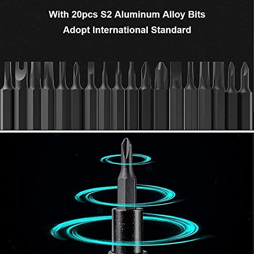 Wowstick SD 23 in 1 MINI Electric Screwdriver Set precision Automatic and Manual Mixed Power 3 Shadowless LED Lights Rechargeable Battery Cordless Repair Tool Kit