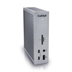 caldigit ts4 thunderbolt 4 dock - 18 ports, 98w charging, 40gb/s thunderbolt 4, usb-a/c, 2.5gbe, 8k/6k displays, mac/pc/chrome compatible