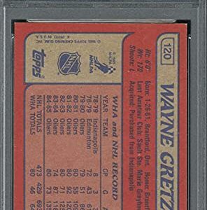 Wayne Gretzky 1985 Topps Hockey Card #120 Graded PSA 8