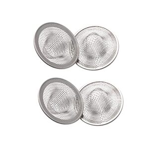 uuyyeo 20 pcs small mesh sink strainer stainless steel mesh round filter garbage disposal basket filter drain hair catcher