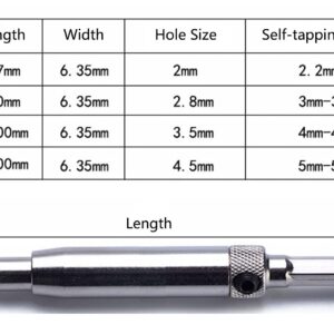 4Pcs HSS Door Window Cabinet Self Centering Hinge Drill Bits Set Center Hinge Drill Bit Mill Tool for Opening Hole-5/64 Inch 7/64 Inch 9/64 Inch 11/64 Inch