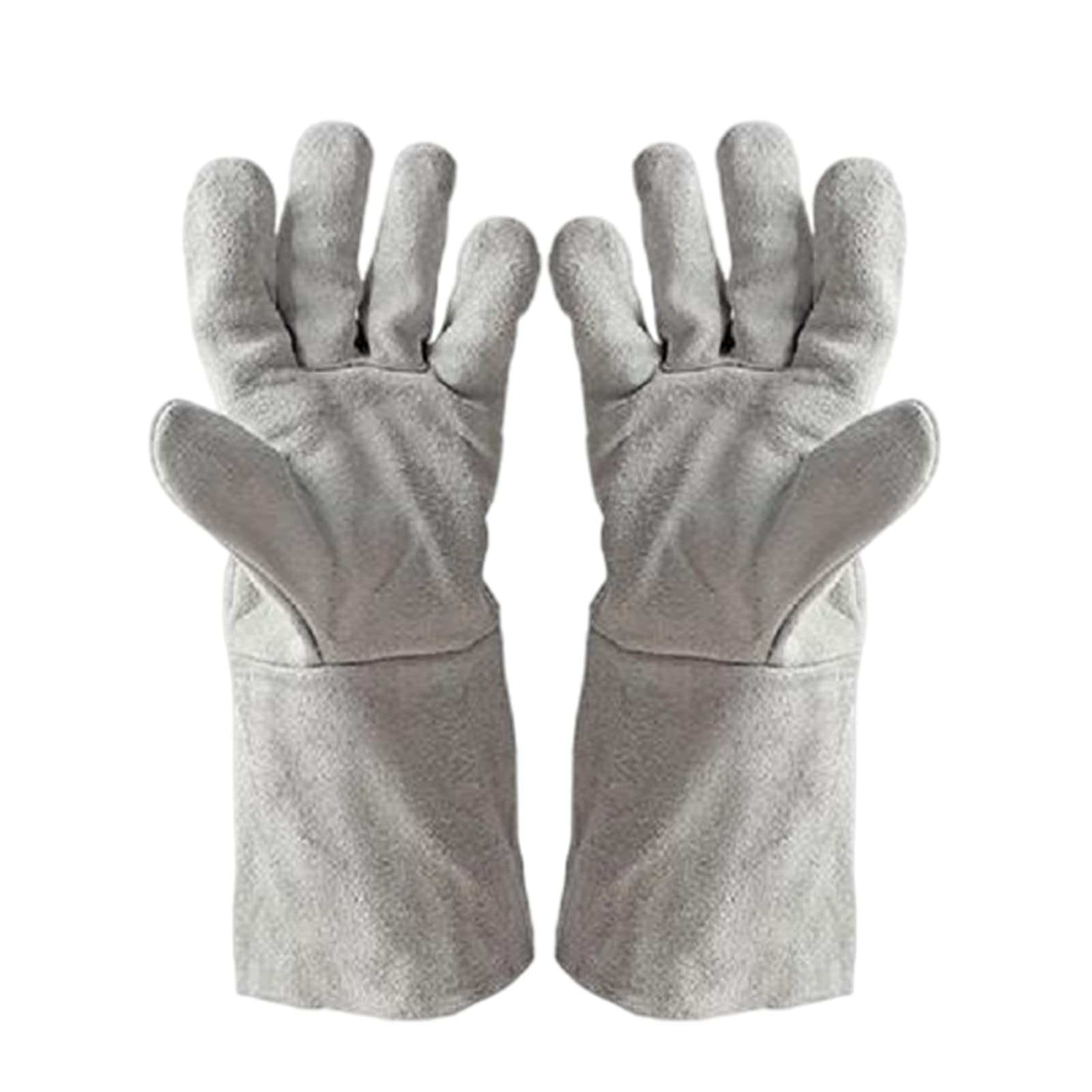 AMLESO Heavy Duty Welding Gloves Fireproof Welder High Temperature Resistant Gloves, 35.5x14.5cm