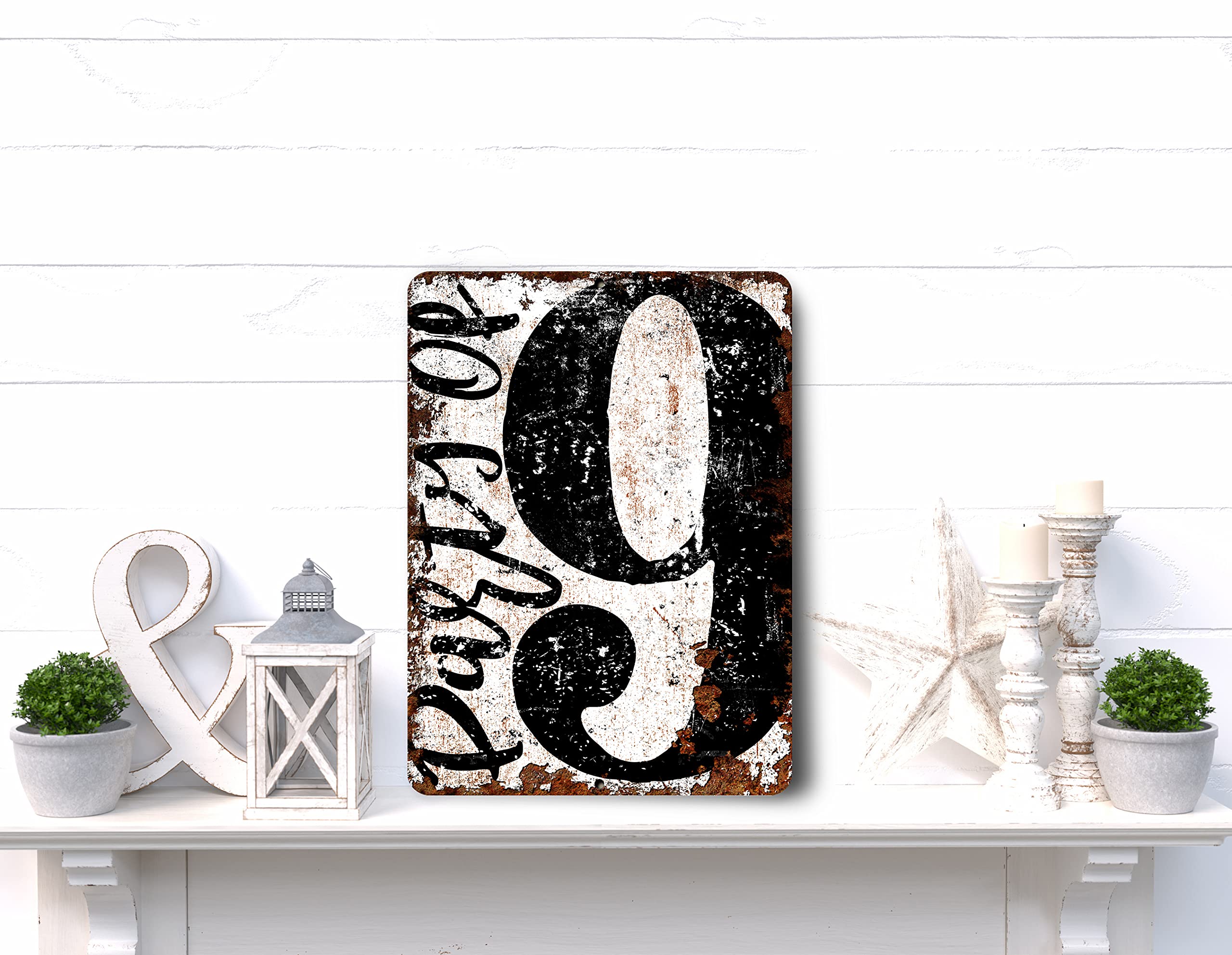 Custom Made Party Of Your Family Size Metal Decor Sign For Kitchen Or Dining Room