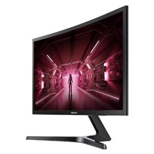 SAMSUNG 24" FHD 1080p CRG5 Curved Gaming Monitor, 144Hz, 4ms, Exclusive Gamer Settings, AMD Radeon FreeSync, Eye Saver Mode, 3000:1 Contrast Ratio, Black