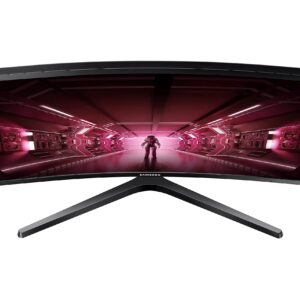 SAMSUNG 24" FHD 1080p CRG5 Curved Gaming Monitor, 144Hz, 4ms, Exclusive Gamer Settings, AMD Radeon FreeSync, Eye Saver Mode, 3000:1 Contrast Ratio, Black