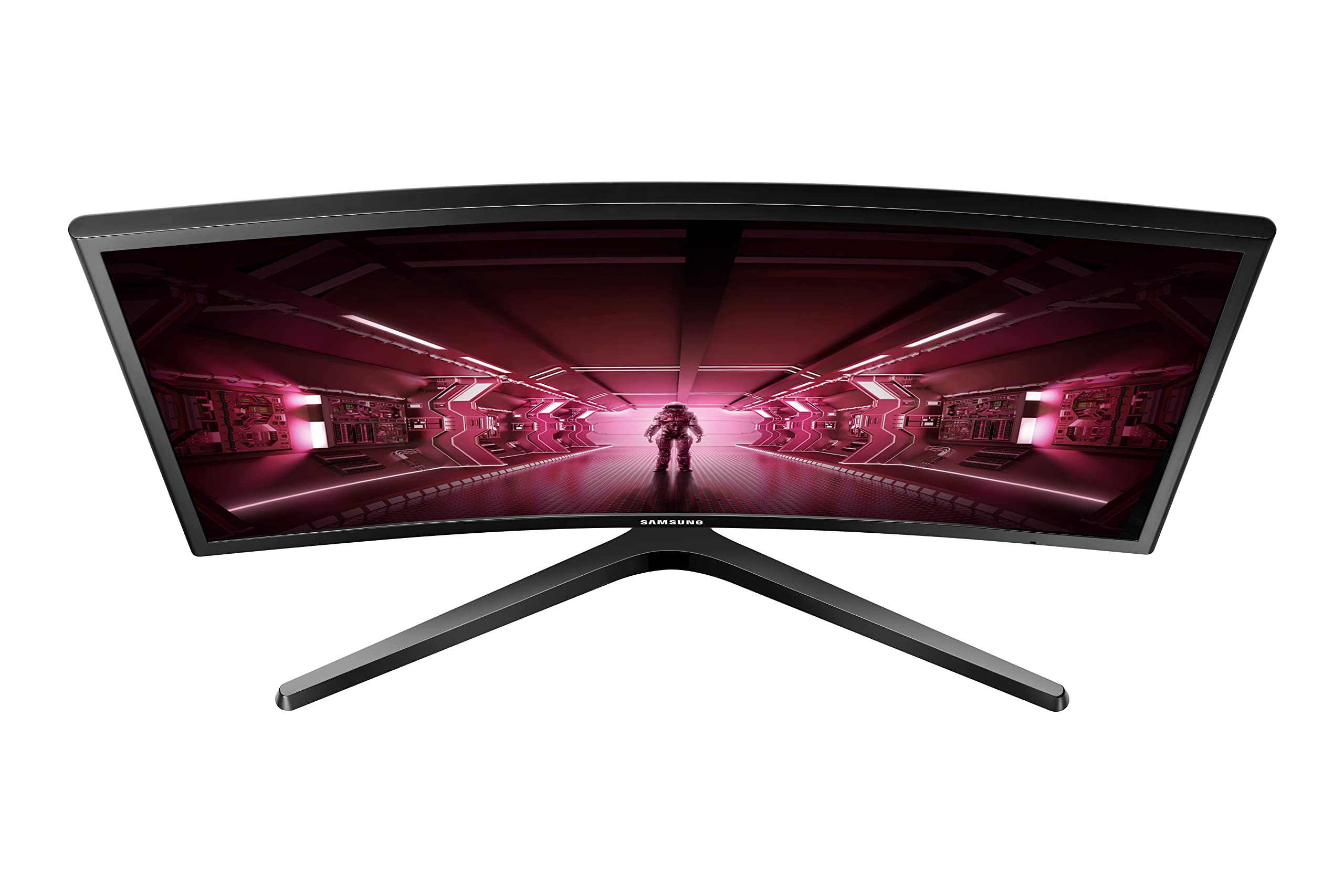 SAMSUNG 24" FHD 1080p CRG5 Curved Gaming Monitor, 144Hz, 4ms, Exclusive Gamer Settings, AMD Radeon FreeSync, Eye Saver Mode, 3000:1 Contrast Ratio, Black